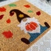 Welcome Gnome Fall Door Mat | Gnome Doormat | Fall Leaves Doormat ...