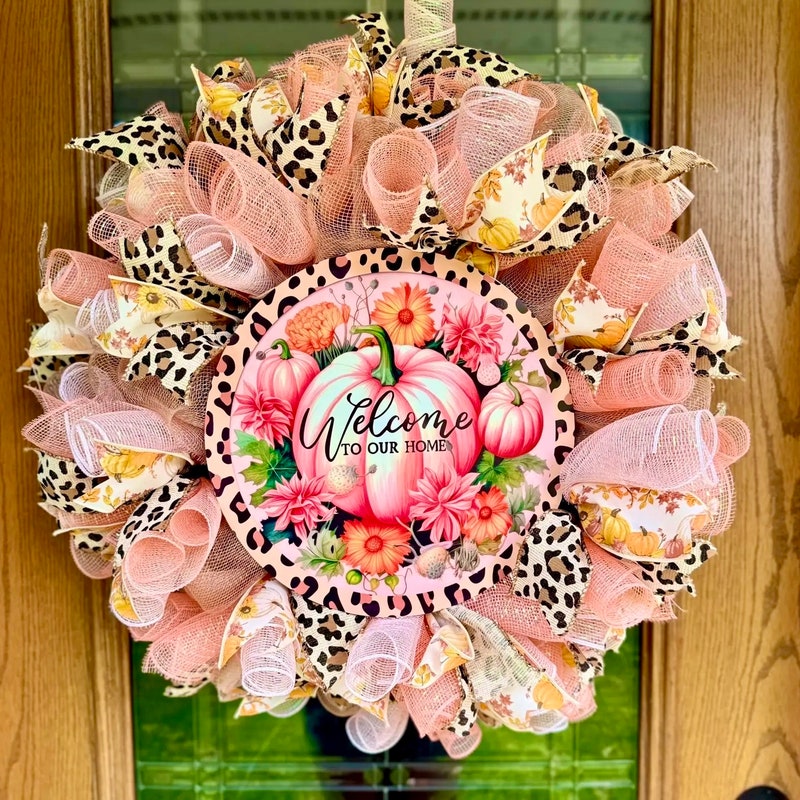 Leopard Print Wreath - Etsy