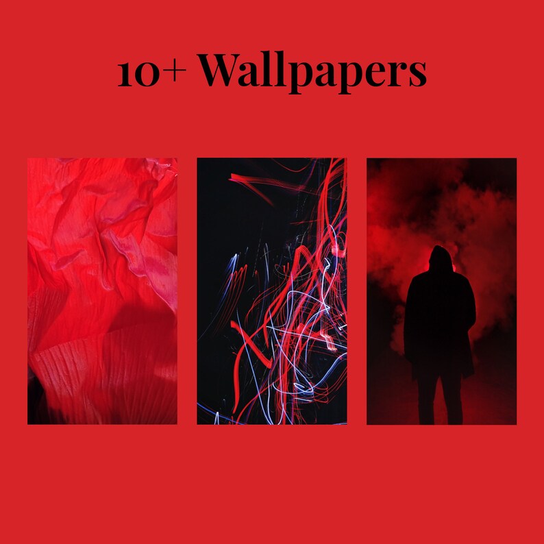 Red Ios 14 Icons for iPhone Apps Aesthetic Widgets & Skins 5000 iPhone ...