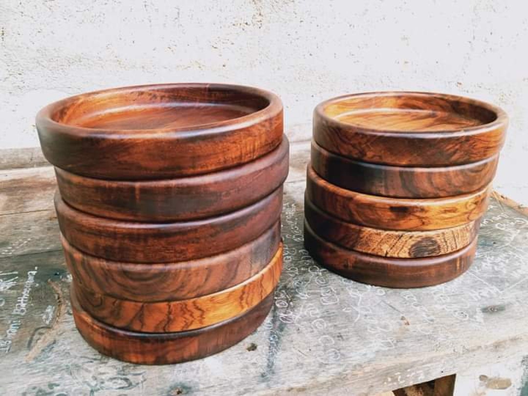 Teak Wood Dishes 100% Natural From Sri Lanka - Etsy