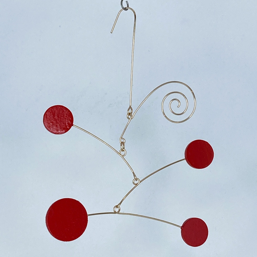 Red Nebula Mobile Ornament - Etsy