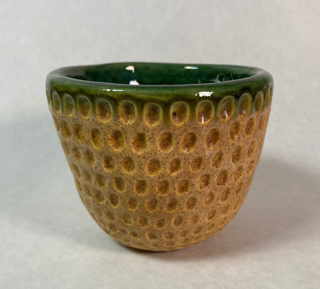 Handmade Pinch Pot With Dimpled Pattern - Etsy