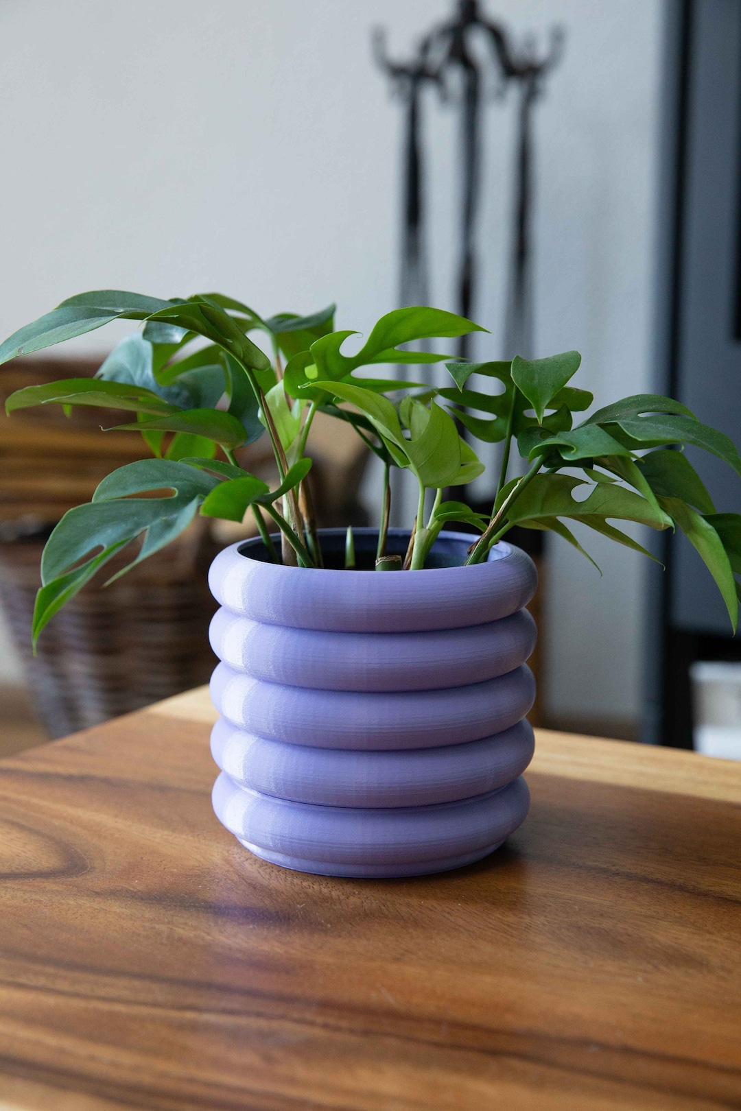 Coiled Planter - Lots of Color Options! / Drainage & Tray Available ...