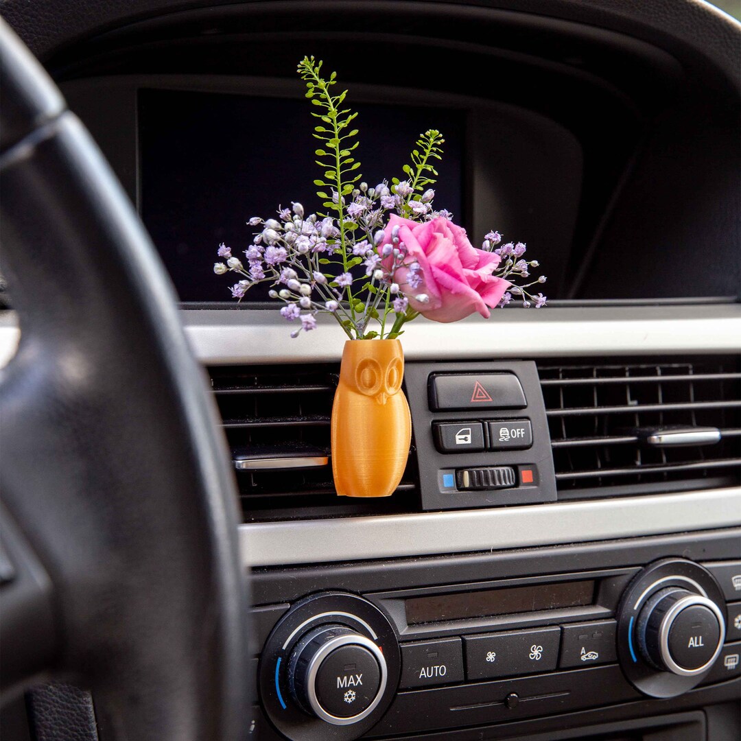 Cardening Car Vase - Cozy Boho Car Accessory for Women Natural Air ...