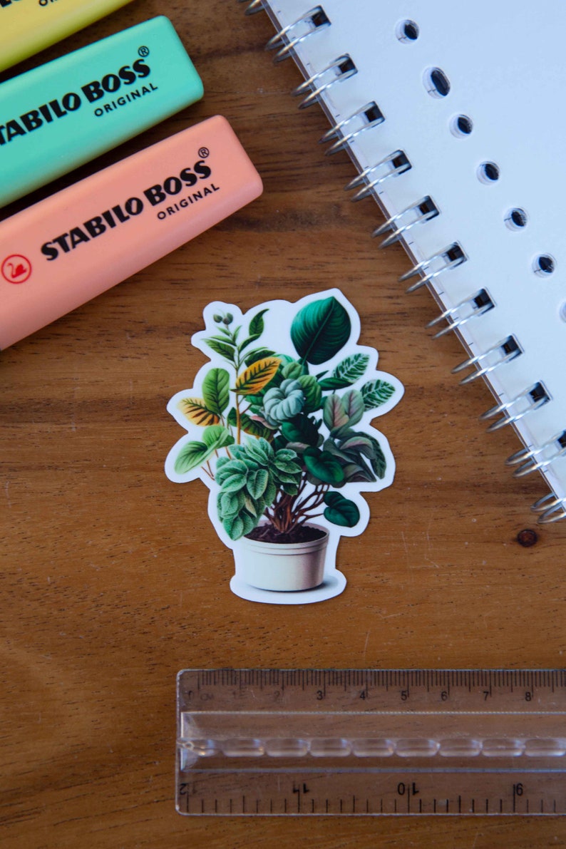 Plant Collection Sticker 2.5x3 Inch // Waterproof & Durable - Etsy