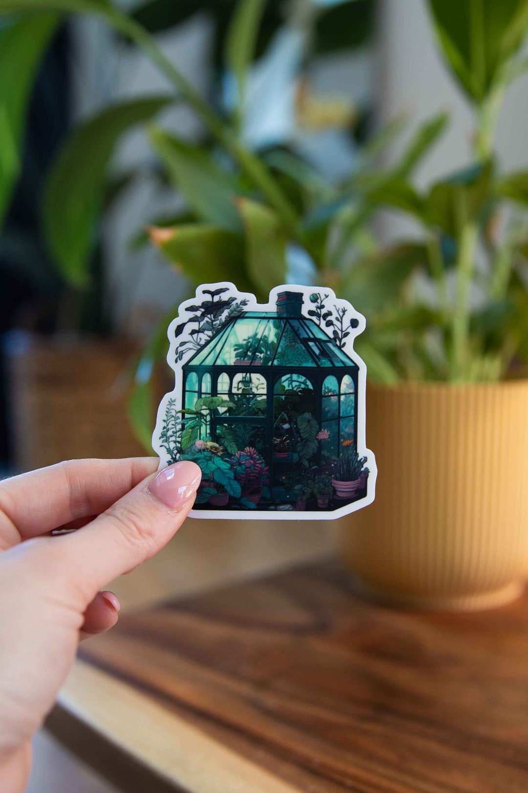 Greenhouse Full of Plants Sticker - 3x3 Inch // Waterdichte En Duurzame ...