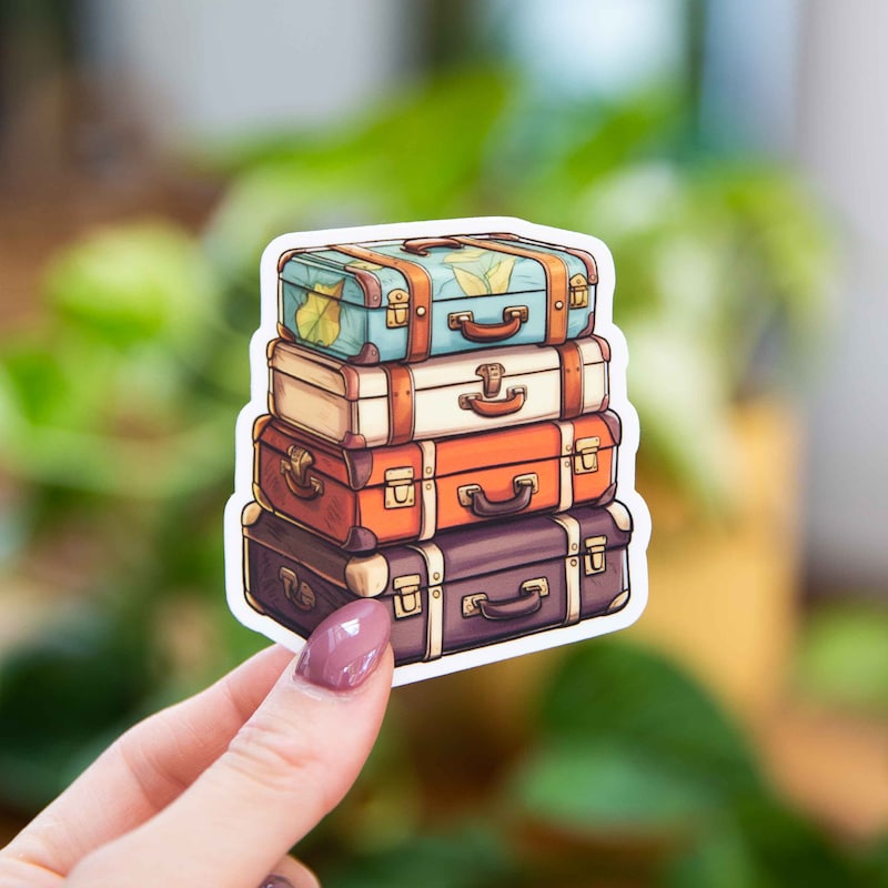 Suitcase Stickers - Etsy