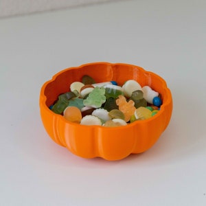 Halloween Pumpkin Candy Bowl - Spooky Home Decor / Trick or Treat ...