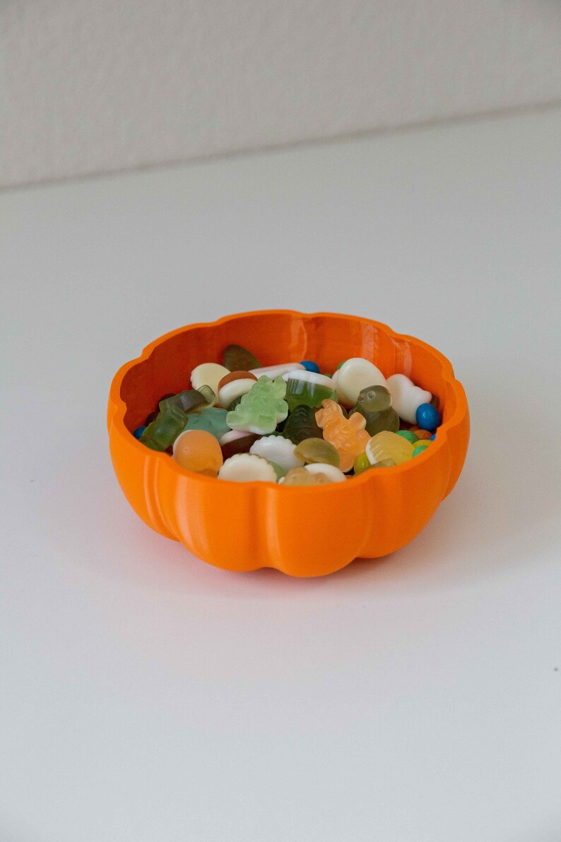 Halloween Pumpkin Candy Bowl - Spooky Home Decor - Trick or Treat - Etsy