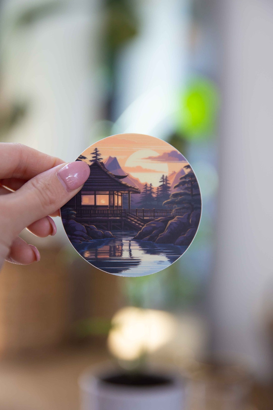 Japanese Onsen Sticker - 3x3 Inch - Waterproof Vinyl Decal - Etsy