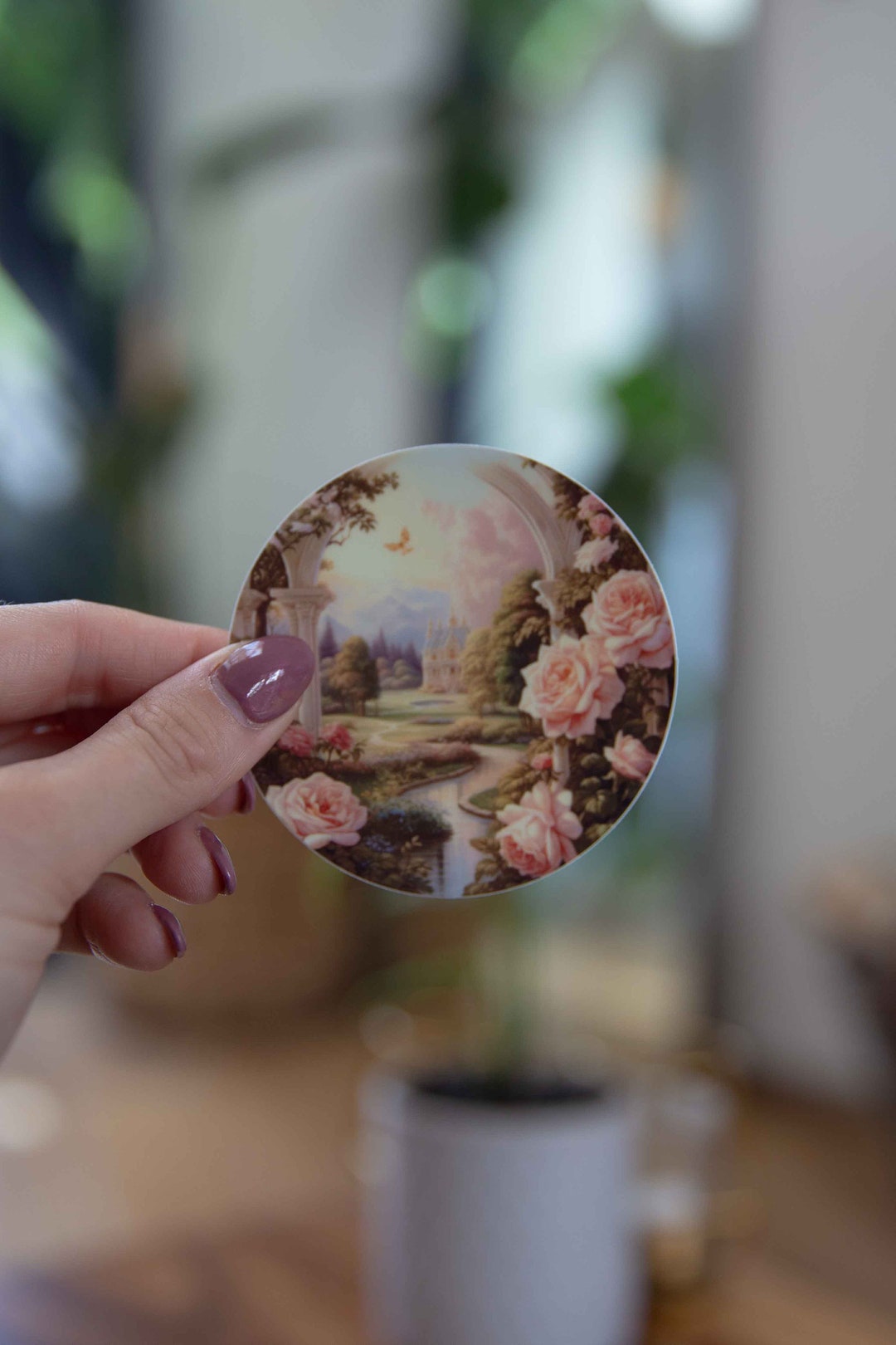 Spring Mansion Sticker - 3x3 Inch - Waterproof Vinyl Decal - Etsy