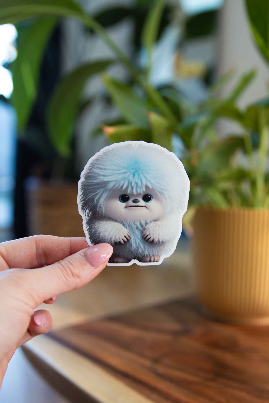 Kawaii Baby Yeti Sticker - 3x3 Inch - Waterproof Vinyl Decal - Etsy