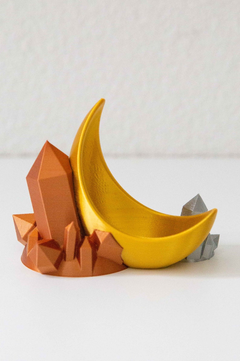 Moonstone Succulent Planter Moon Pot / Galaxy Art Holder / | Etsy