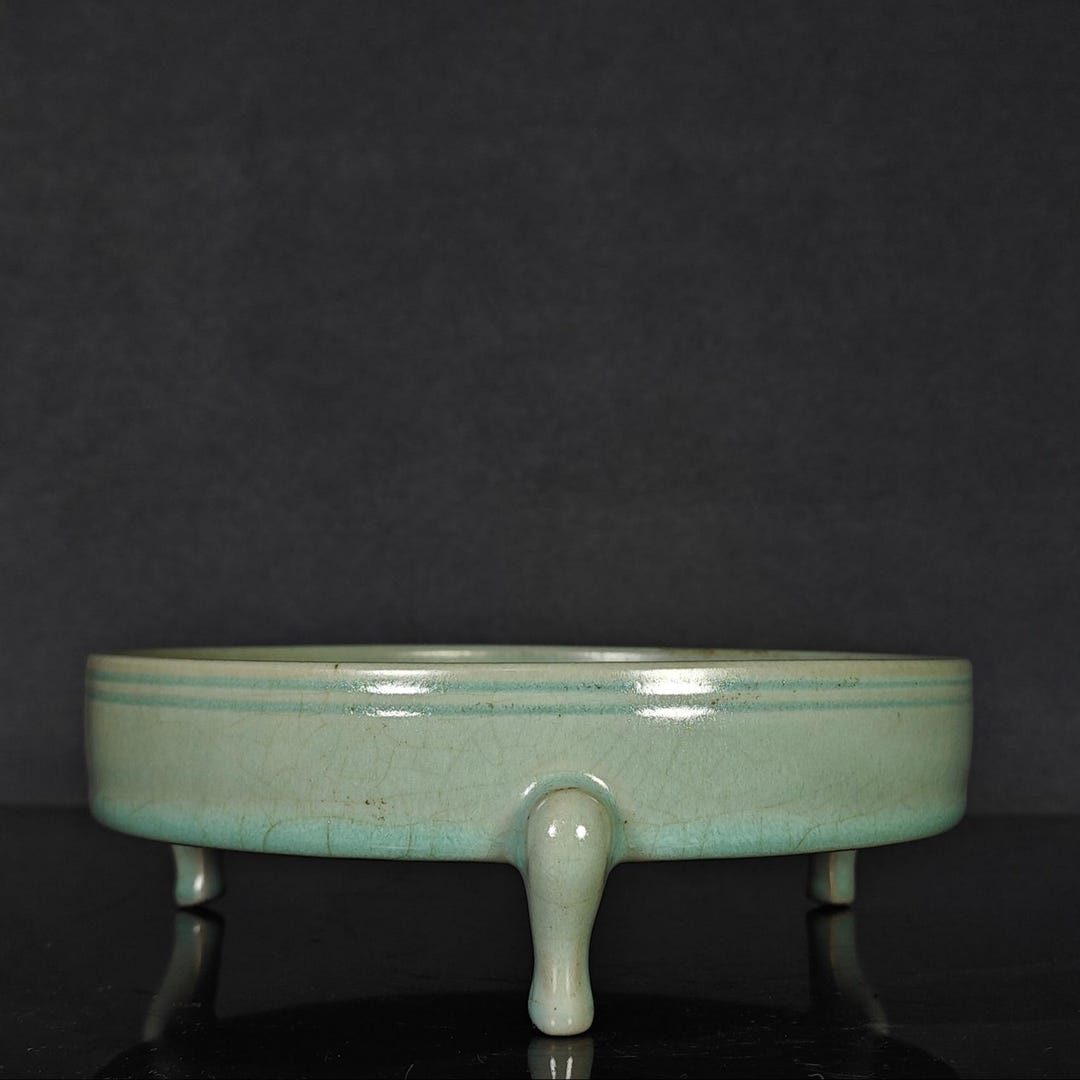 Chinese Antique Pure Hand-painted Exquisite Rare Ru Kiln Inlaid ...