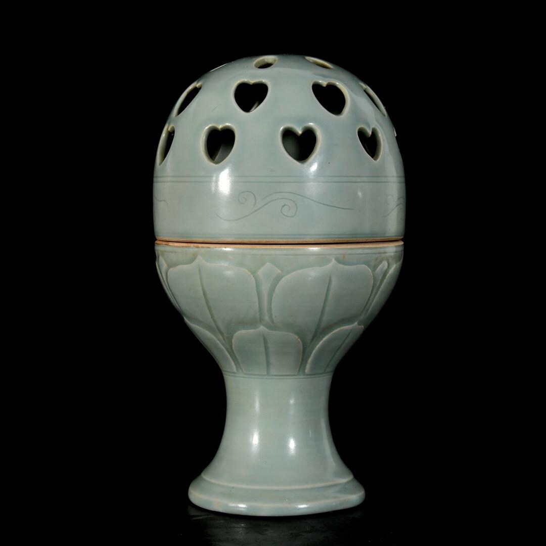 Chinese Antique Pure Hand-painted Exquisite Rare Yue Kiln High Foot ...