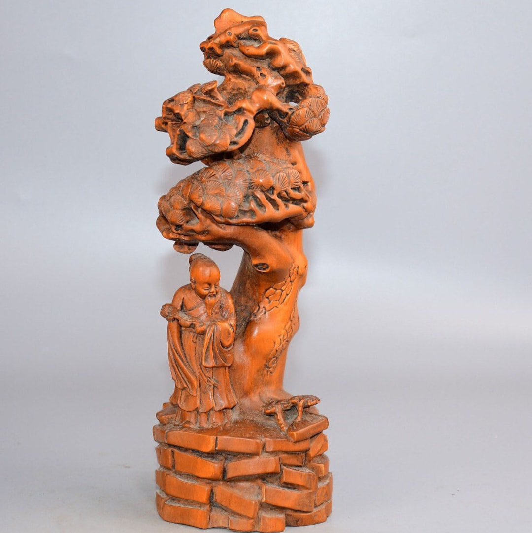 Collection of High-quality Boxwood Tao Yuanming Figure Statue - Etsy