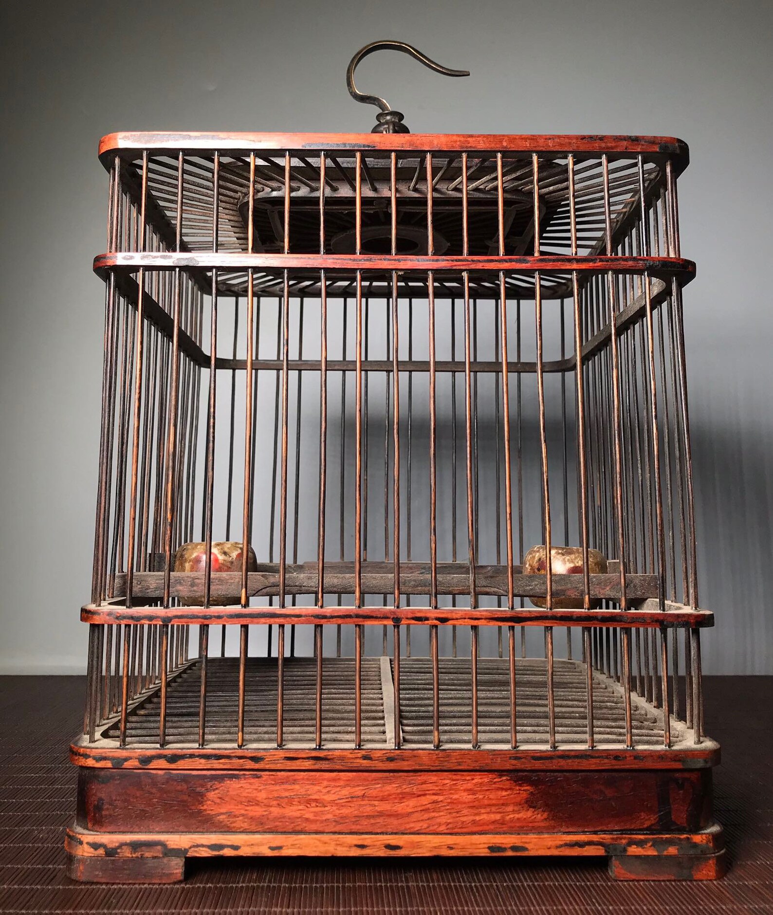 China Collection Rosewood Carved Square Bird Cage - Etsy