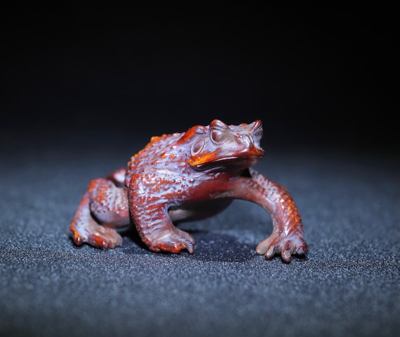Chinese Ancient Boxwood Hand-carved Four-legged Golden Toad - Etsy