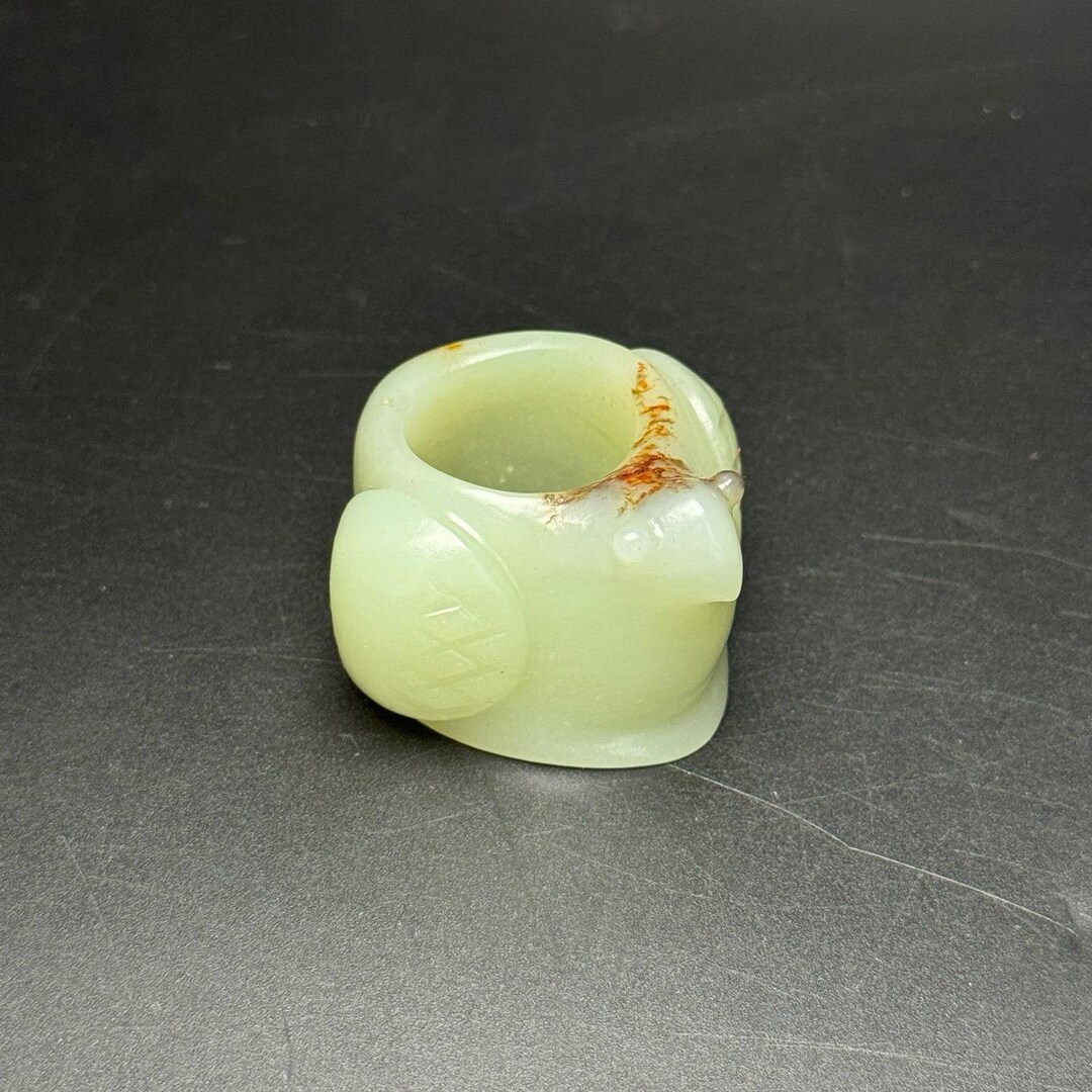 Exquisite and Rare Chinese White Jade Hand-carved Phoenix Ring - Etsy