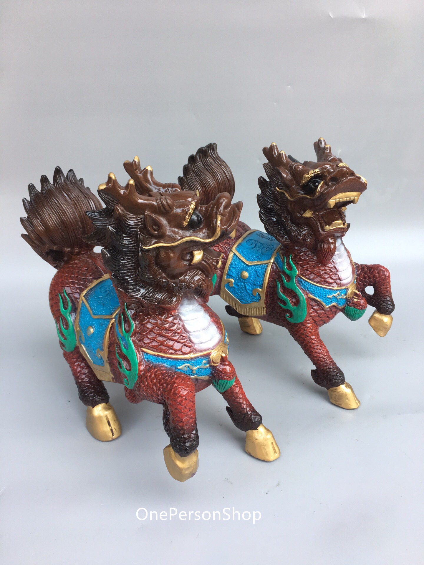 Pair of Chinese Antique Collection Handcrafted Large Exquisite - Etsy