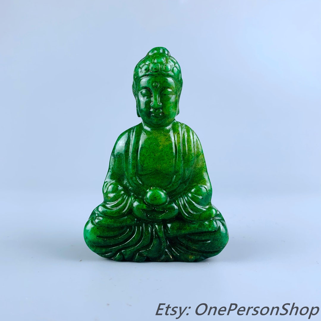 Ancient Chinese Natural Jade Hand-carved Buddha Statues by Hand - Etsy