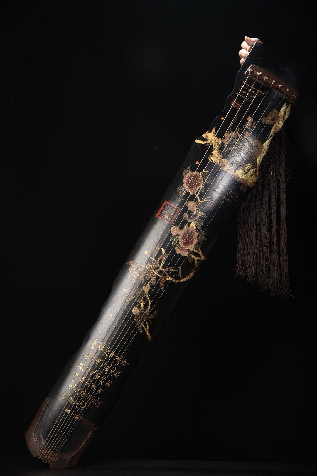 Chinese Antique Hand-made Exquisite and Rare Seven-stringed Guqin ...