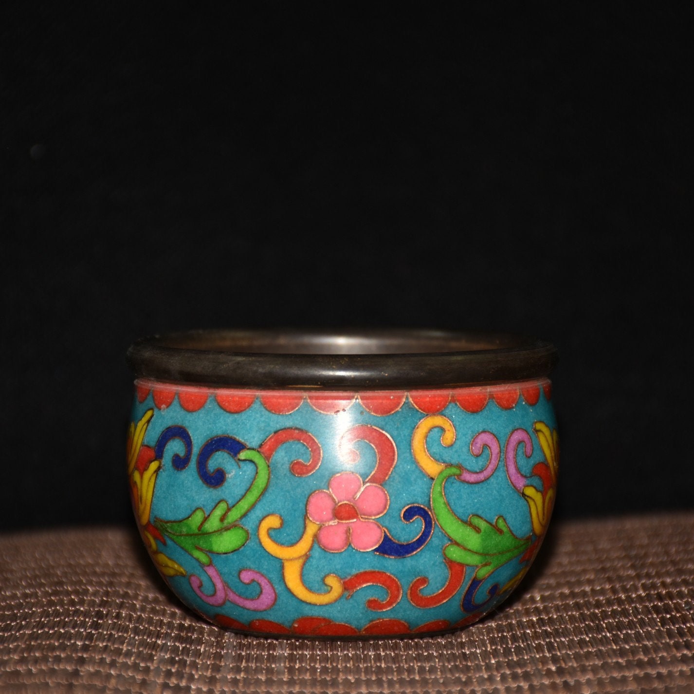 Exquisite Rare Pure Copper Cloisonne Filigree Cylinder - Etsy