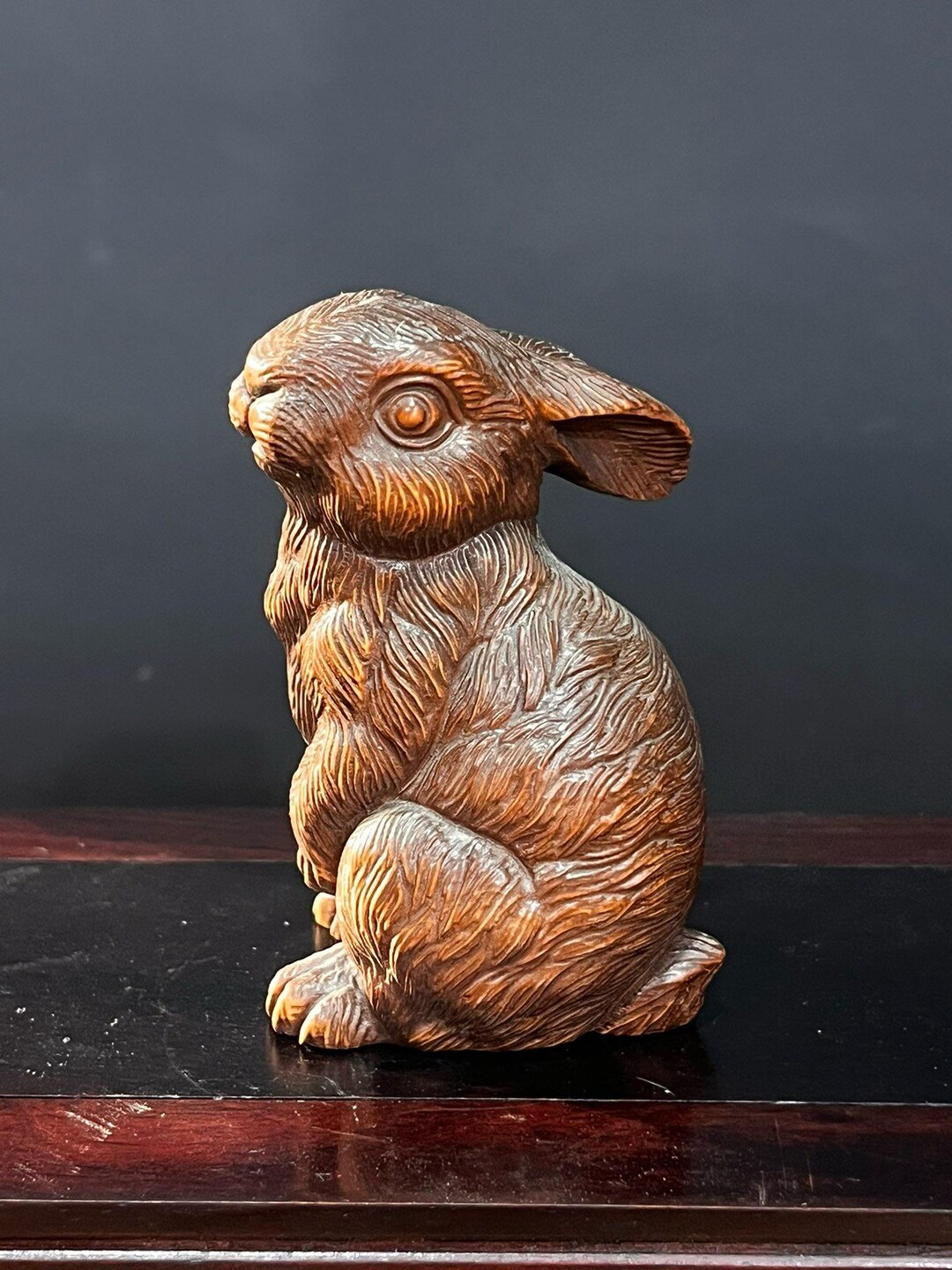 Beautiful and Rare Chinese Zodiac Rabbit Statue Hand-carved From ...