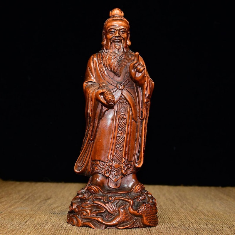 Chinese Boxwood Statues - Etsy