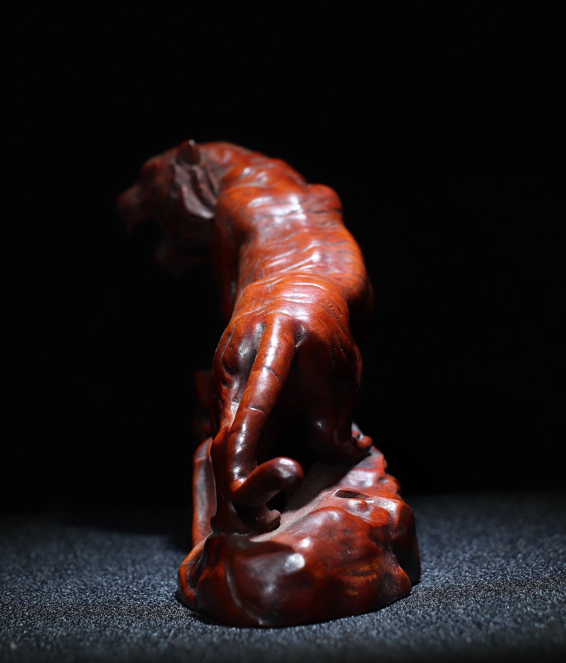 Chinese Antique Boxwood Hand-carved Tiger Statue - Etsy