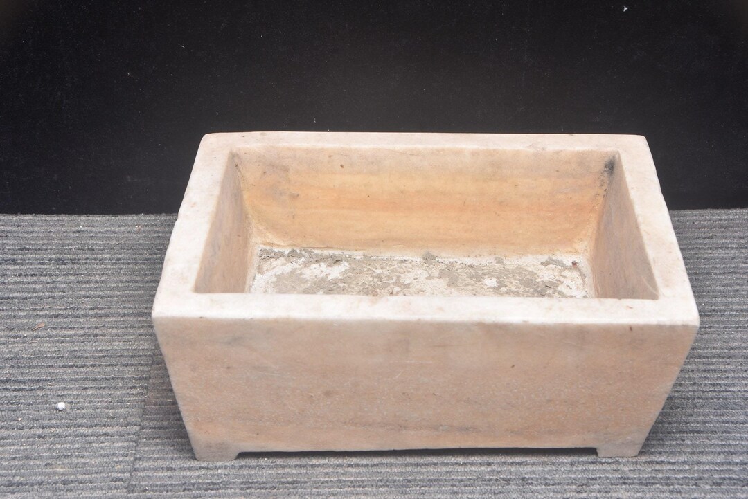 Chinese Antique Pure Hand-carved Exquisite Rare White Marble Basin ...