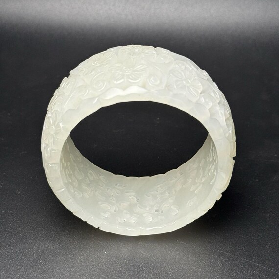 Chinese white jade pure hand-carved exquisite rare ho… - Gem