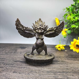 A Rare and Exquisite Handcrafted Chinese Antique Bronze Golden-winged ...