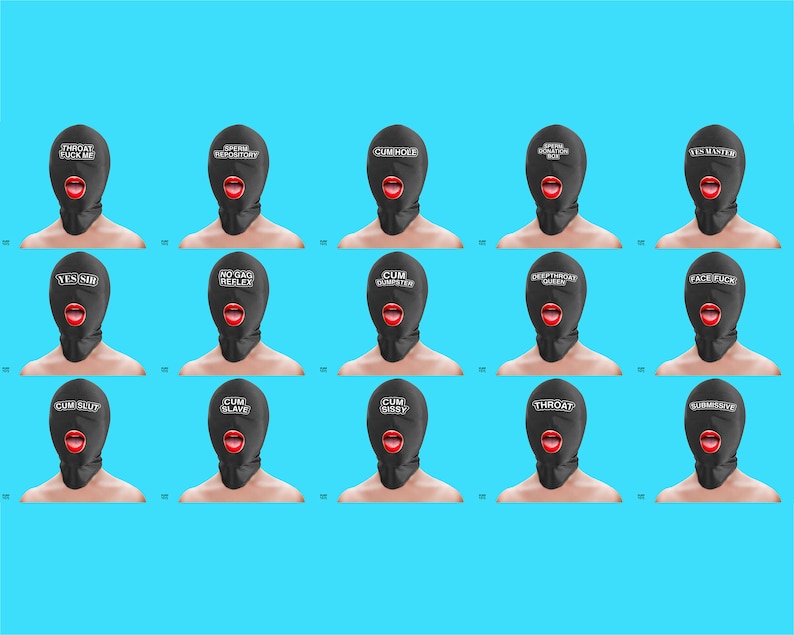 Open Mouth Hood Bondage Gimp Mask Unisex BDSM Submissive - Etsy