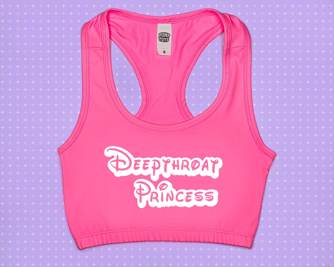 Princess Crop Top Sport Bh Deepthroat Design Ddlg Etsy De
