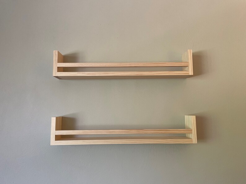 Floating Bookshelf Nursery Bookshelf Custom Book Display | Etsy