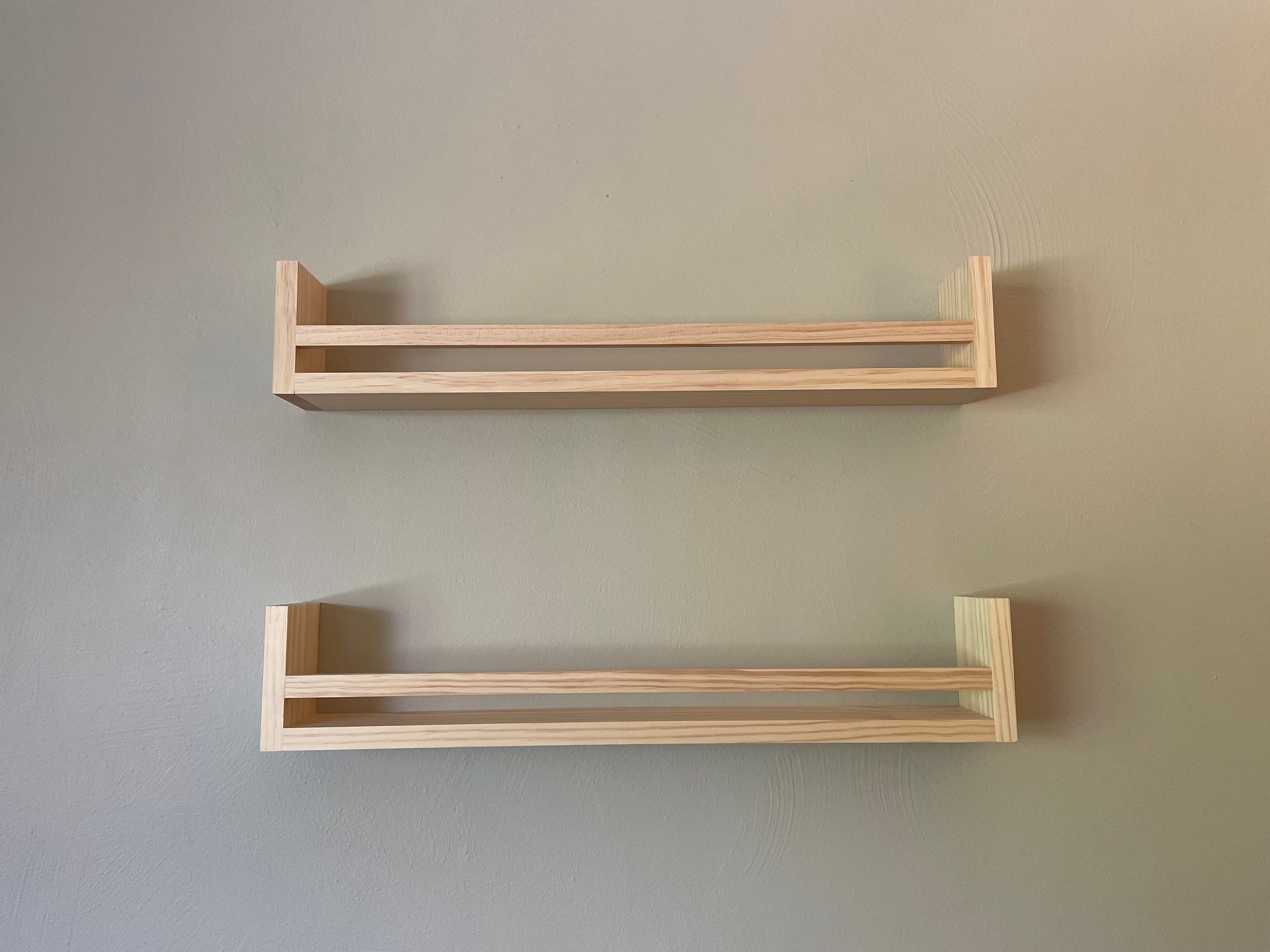 Floating Bookshelf Nursery Bookshelf Custom Book Display - Etsy