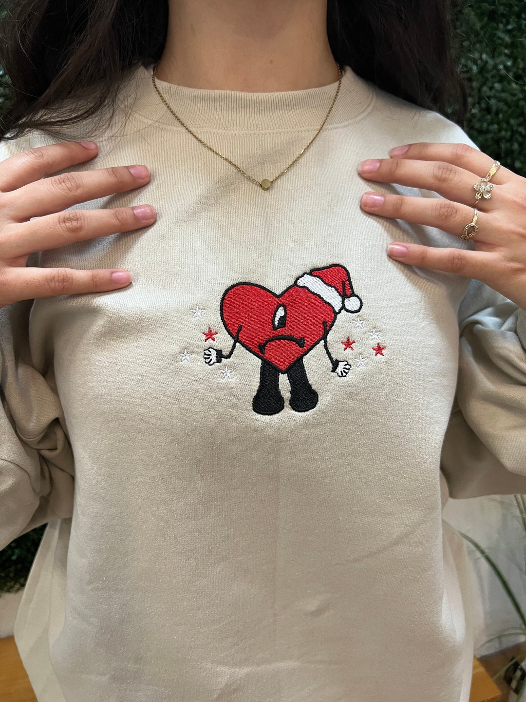 Santa Bad Bunny Sweater - Etsy