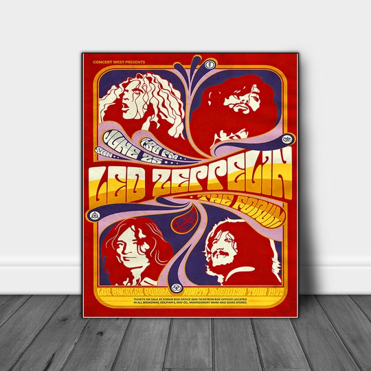 Led Zeppelin Concert Poster sold by Aleks Malysevas | SKU 23849644 | 50 ...