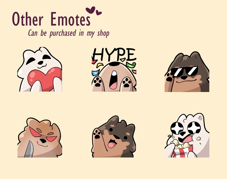Custom Emote Commissions Twitch Discord Youtube Etc. - Etsy