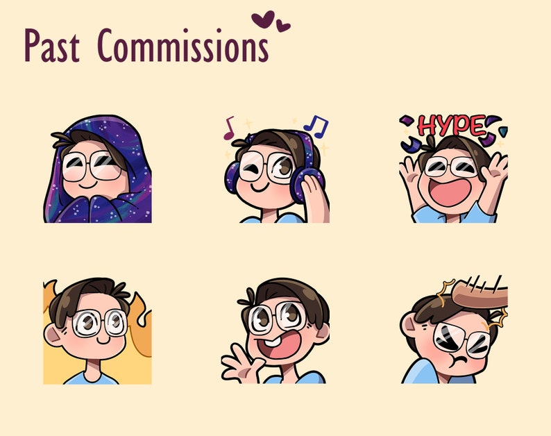 Custom Emote Commissions Twitch Discord Youtube Etc. - Etsy