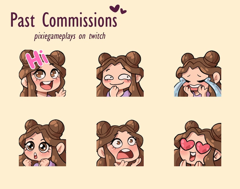 Custom Emote Commissions Twitch Discord Youtube Etc. - Etsy