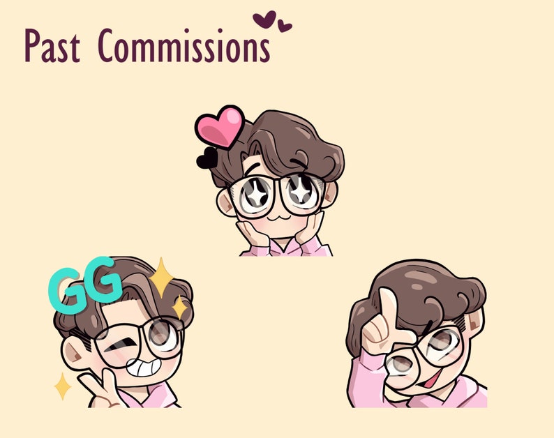 Custom Emote Commissions Twitch Discord Youtube Etc. - Etsy