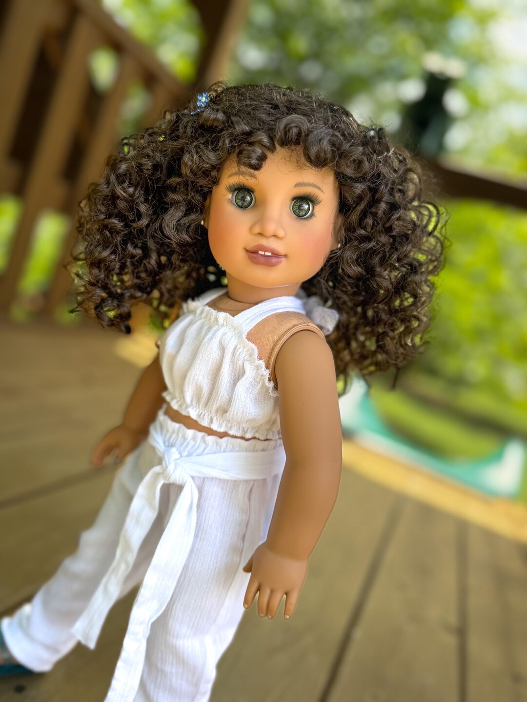 American Girl Custom Doll “muriel” Repainted Truly Me 132 - Etsy