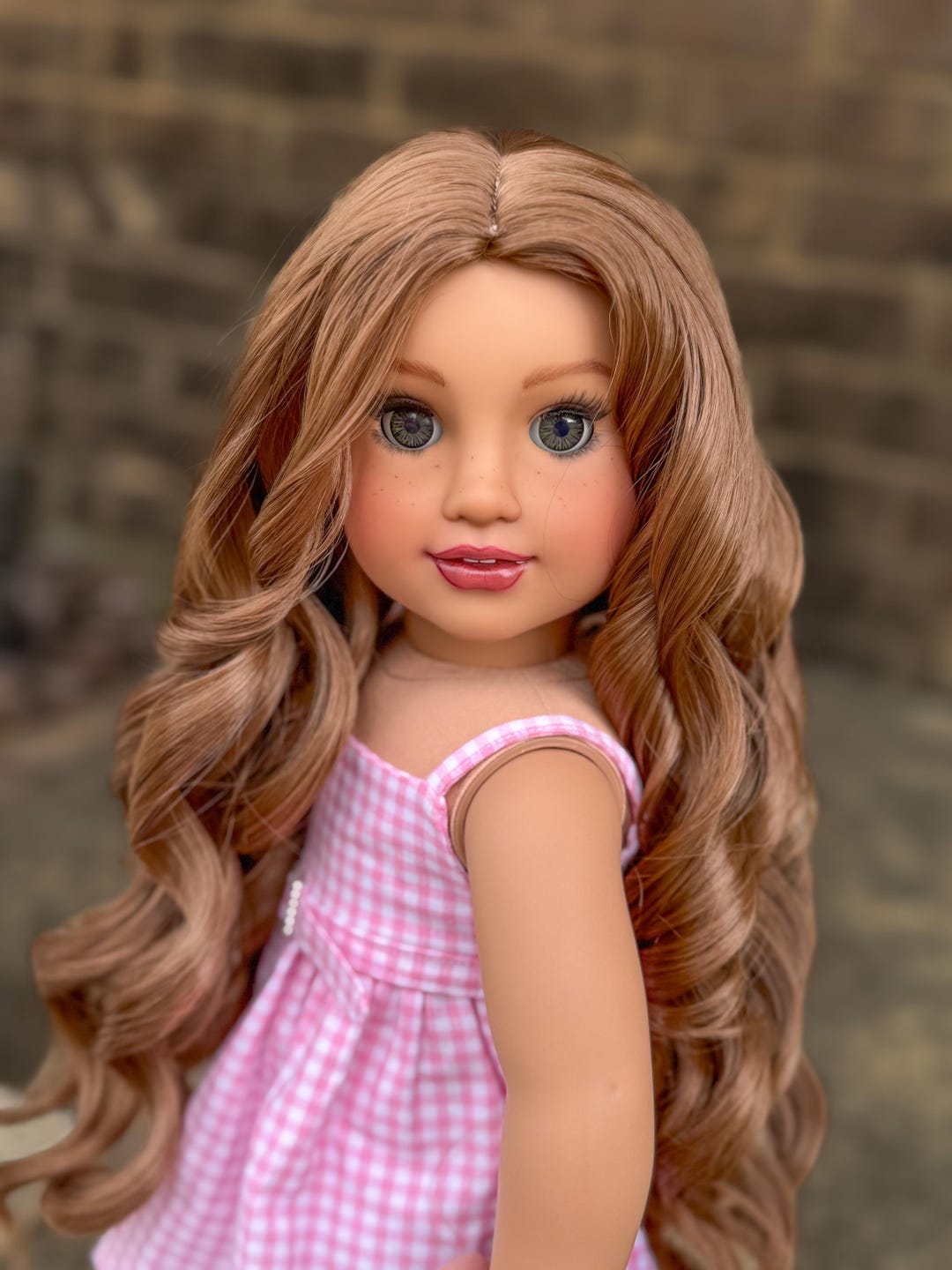 American Girl Custom OOAK Doll “lacy” Brown Hair Hazel Eyes - Etsy