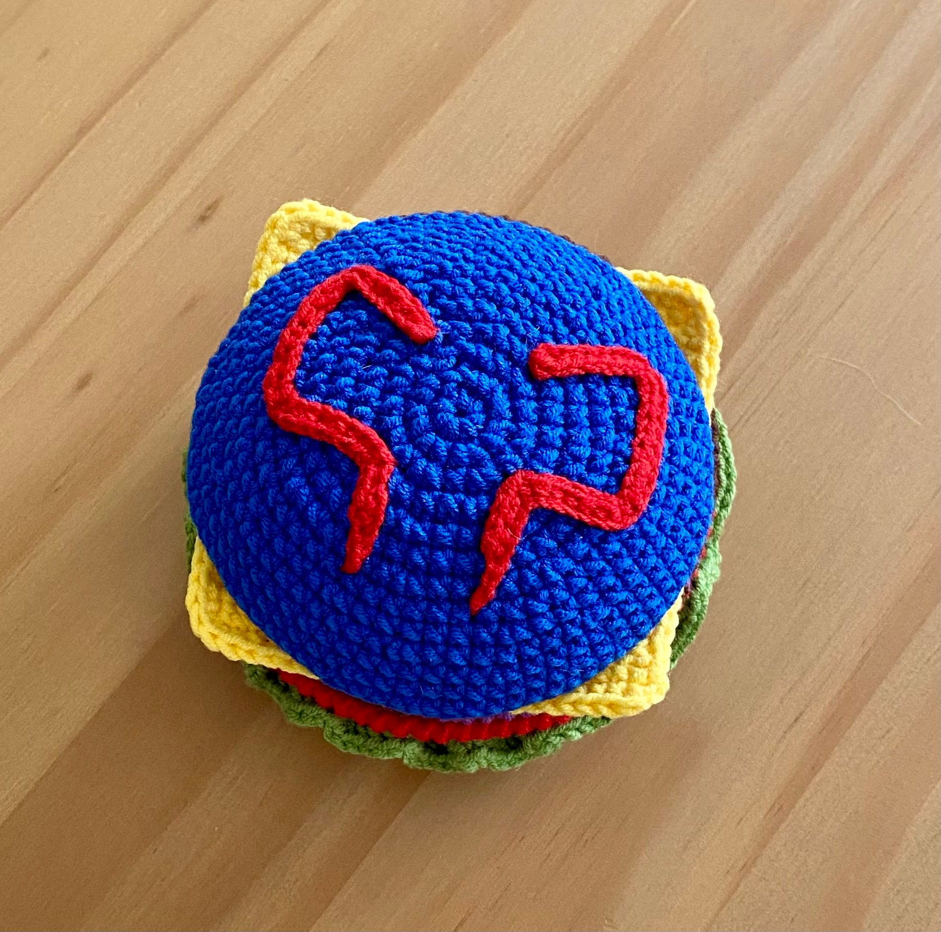 Spider-man 2099 Miguel O'hara Crochet Burger Coaster Set Astv - Etsy