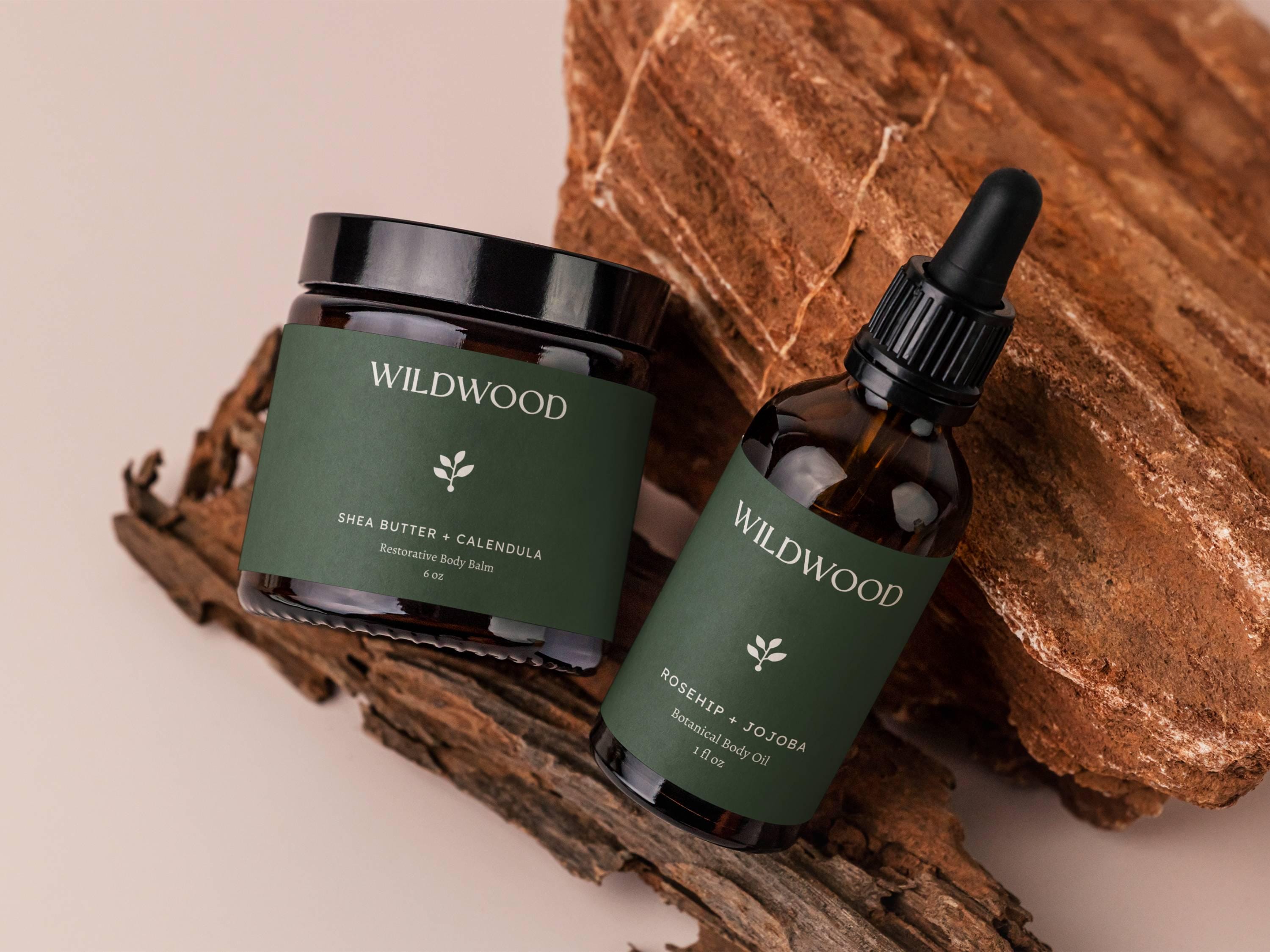 Earthy Brand Identity Kit: Organic Skincare Business Wellness Logo ...