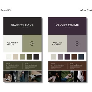 Canva Brand Kit: Minimalist Logo & Color Palette for Coaches (instant ...