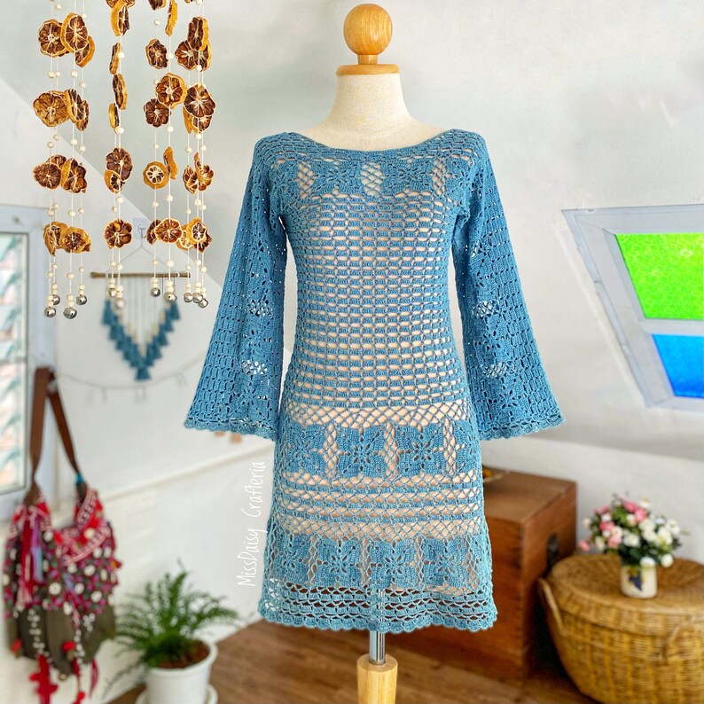Sirin Dress and Top 3 in 1 Crochet Chart Pattern PDF | Etsy