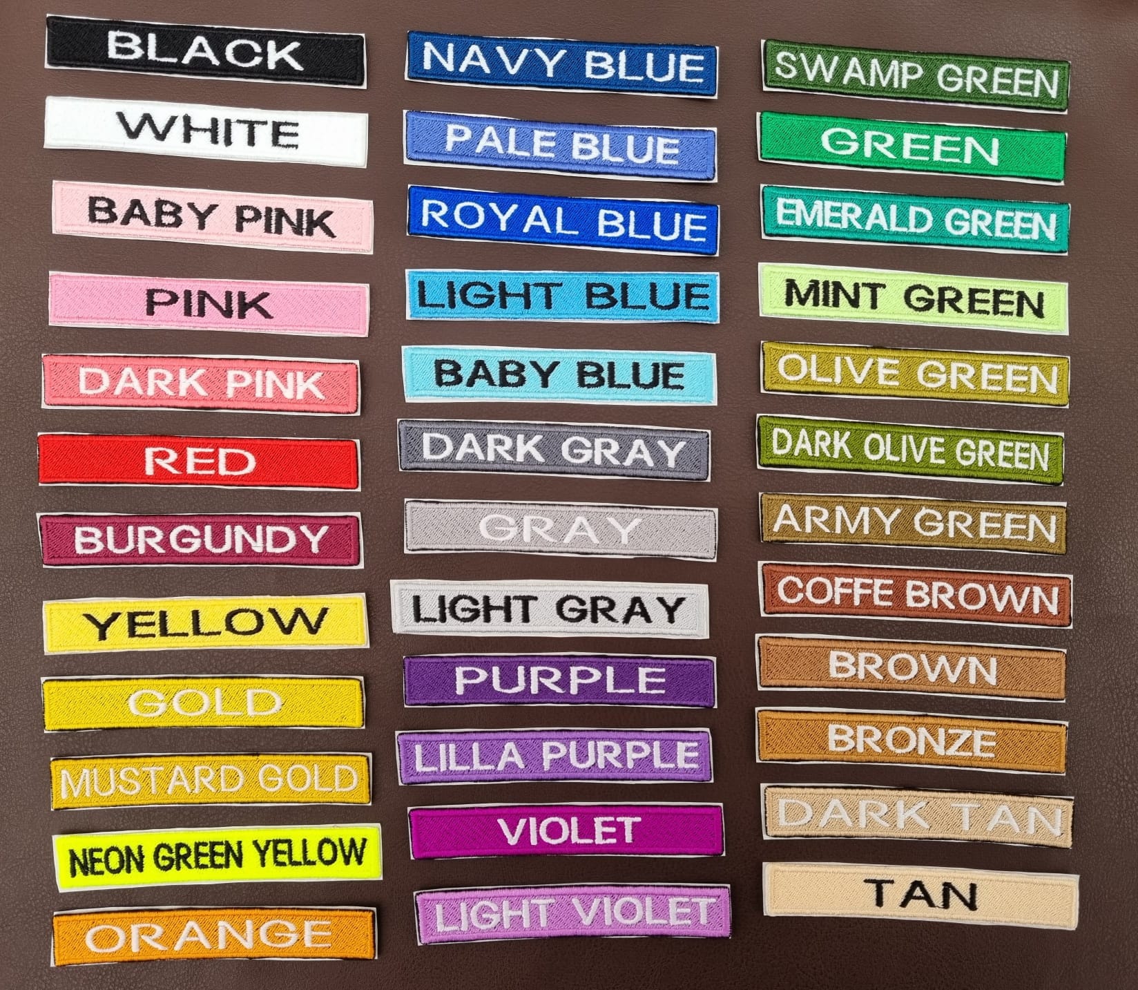 Rectangles PERSONALISED Embroidered Name Tag AIRSOFT Custom Patch Sew ...